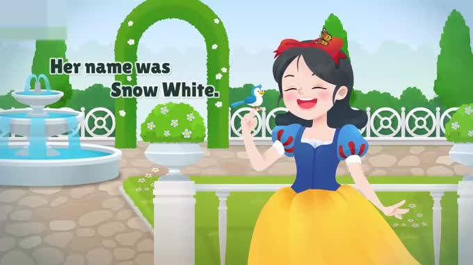 白雪公主的继母漂亮但邪恶 英语趣配音